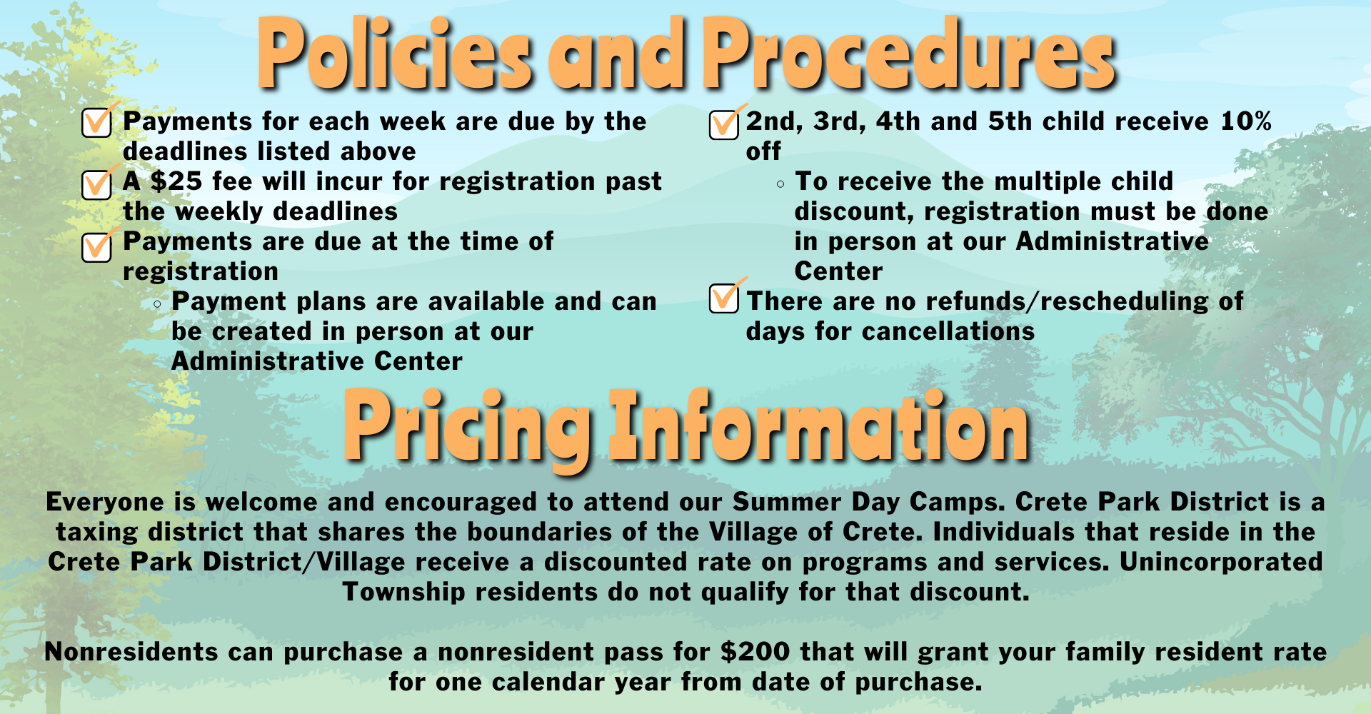 Summer Day Camps - Crete Park District